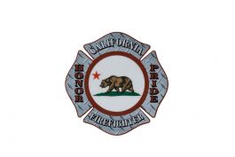 CAL Fire Bear Maltese Sticker
