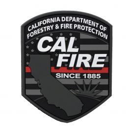CAL FIRE PVC Red Line Patch